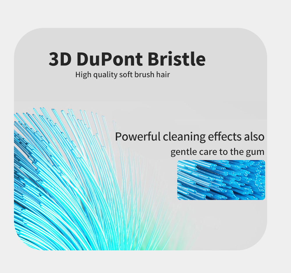Simplus Electric Toothbrush 3D DuPont Toothbrush Head Rechargeable IPX7 ...