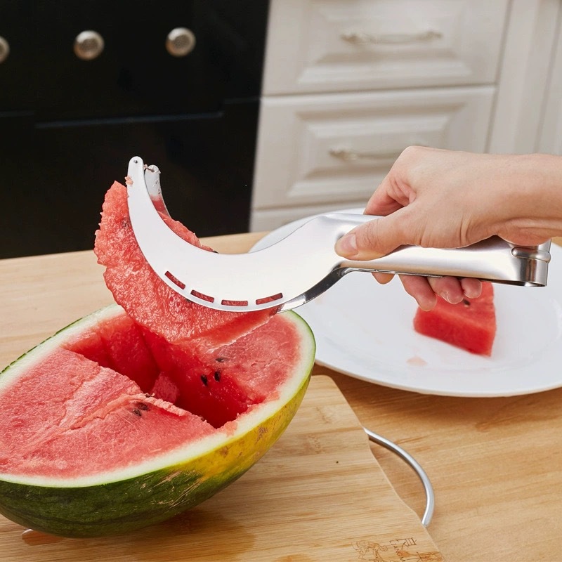 Hindi kinakalawang na asero bagong pakwan fruit cutter divider pulper ...