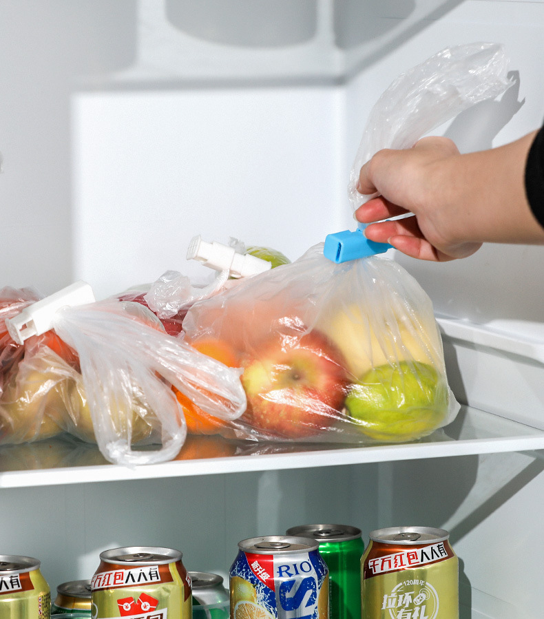 Snack moisture-proof clip sealed clip bag para sa pag-iimbak ng pagkain ...