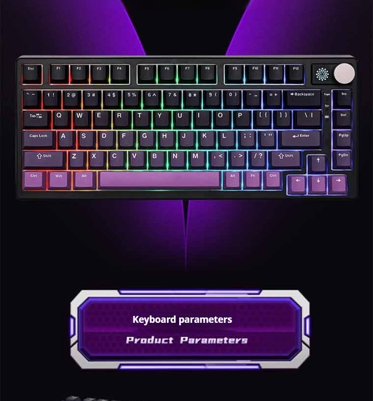 EPOMAKER HE75 three mode e-sports magnetic axis keyboard, GASKET ...