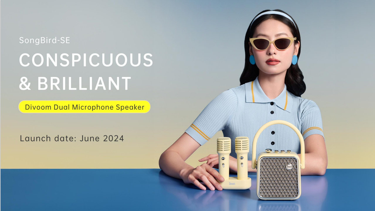 Divoom Songbird SE Home Ktv Sound Set Portable Outdoor Karaoke ...