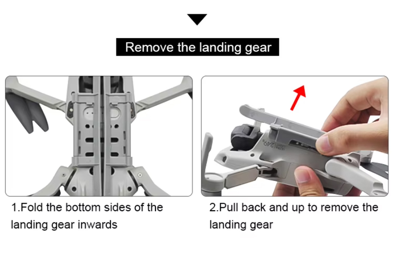 STARTRC Landing Gear for DJI Mini 4K , DJI Mini 2 / 2 SE Foldable ...