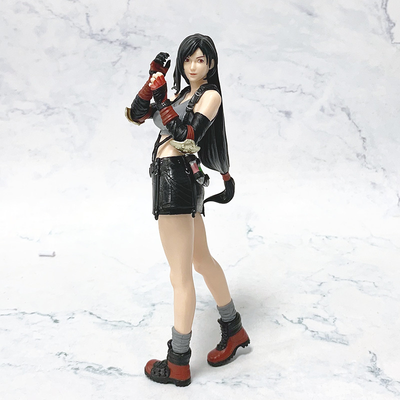 20cm Final Fantasy VII Game Figure TifaLockhart Fighting Goddess Tifa ...
