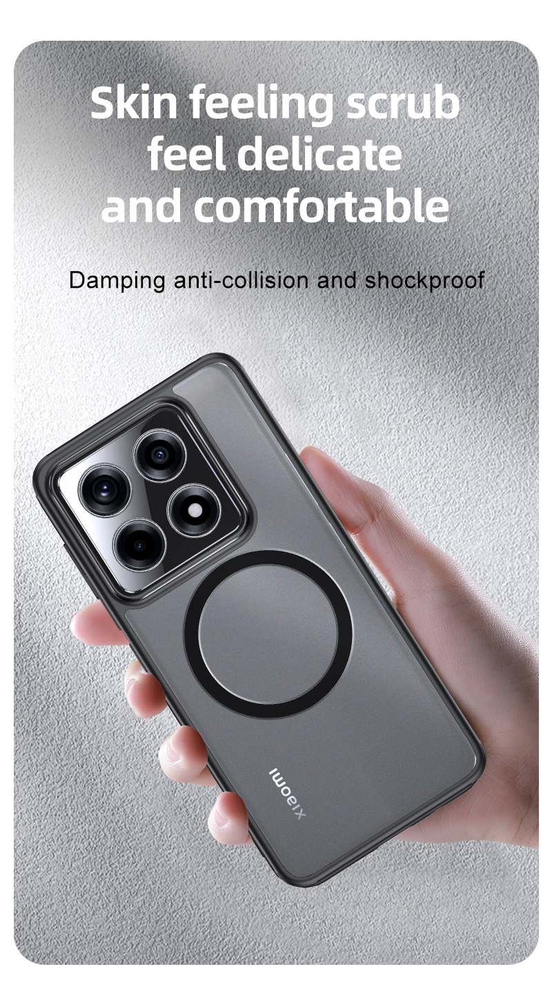 Ice Armor Xiaomi 14T Pro Case 14 Ultra Magnetic Hard Casing Transparent ...