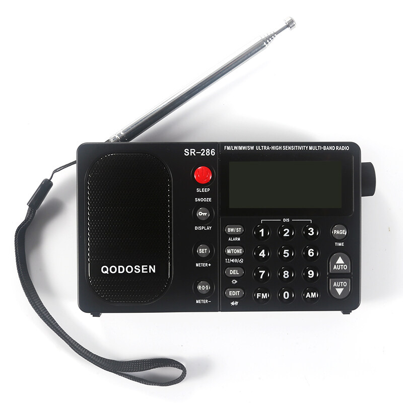 QODOSEN SR-286 FM/LW/MW/SW Ultra-High Sensitivity Multi-band Radio ...