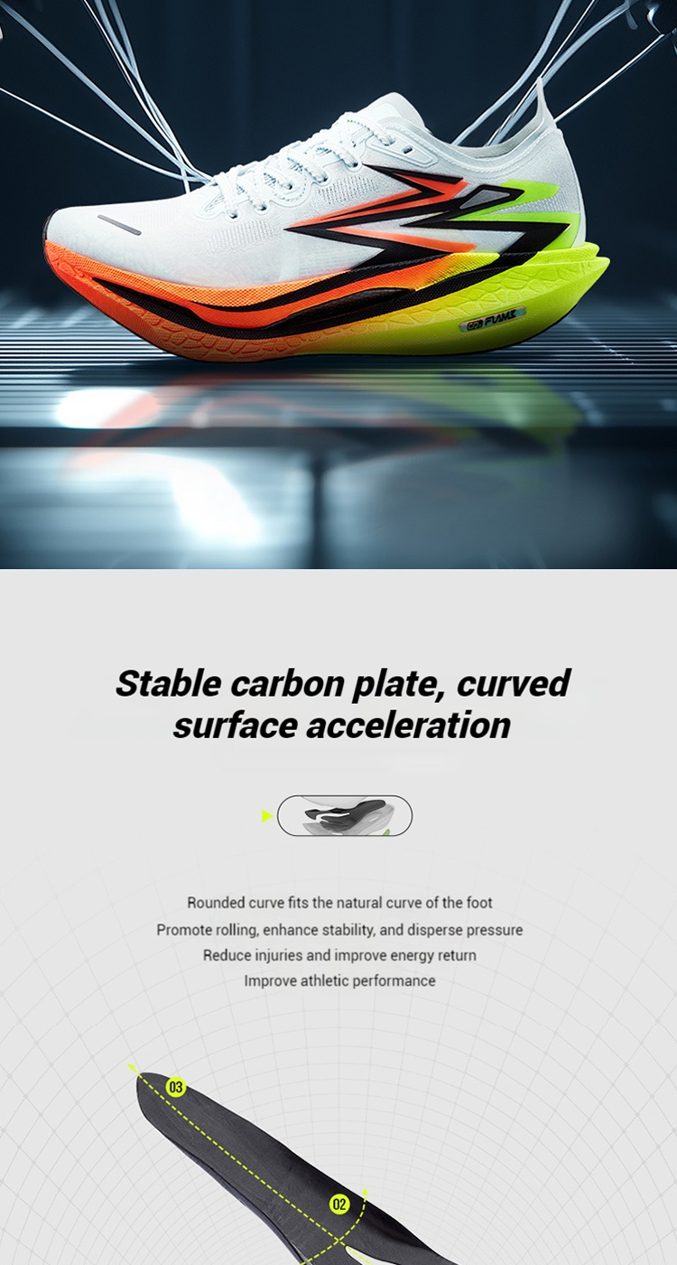 361 Degrees Flame 4.0 Men Women Professional Marathon Racing Running ...