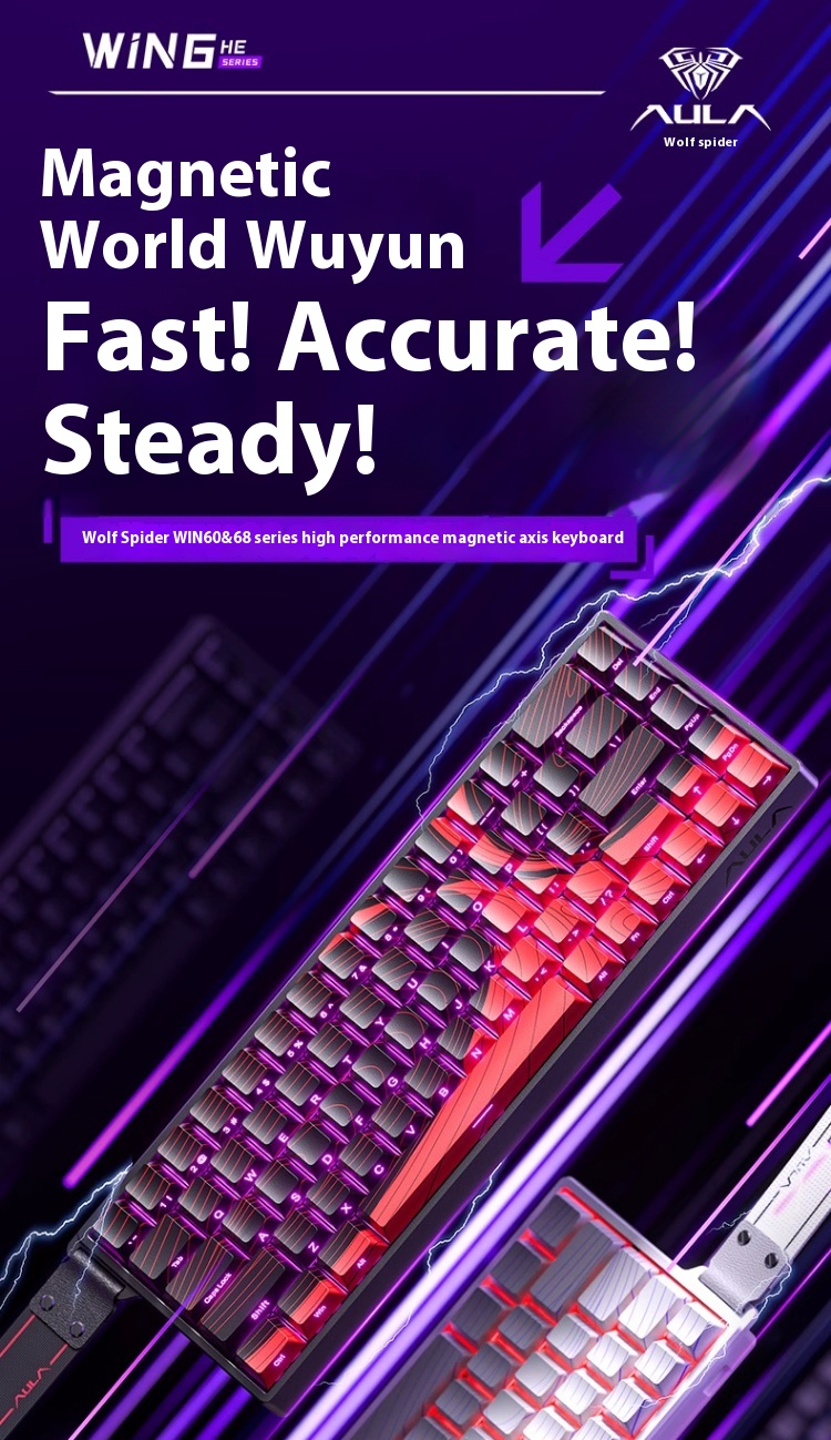 AULA WiN 60/68HE RT esports game customized mechanical wired connection ...