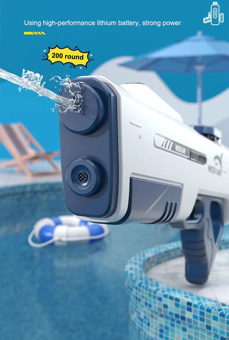 Intelligent Electric Water Gun Fully Automatic Water Absorption Toy ...