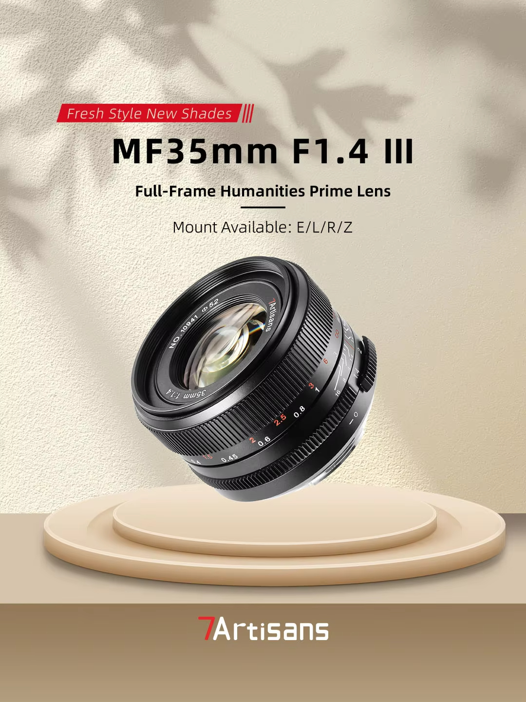 7artisans 35mm F1.4 III Full frame Manual focus prime lens for E/EOS-R/Z/L | Shopee Philippines