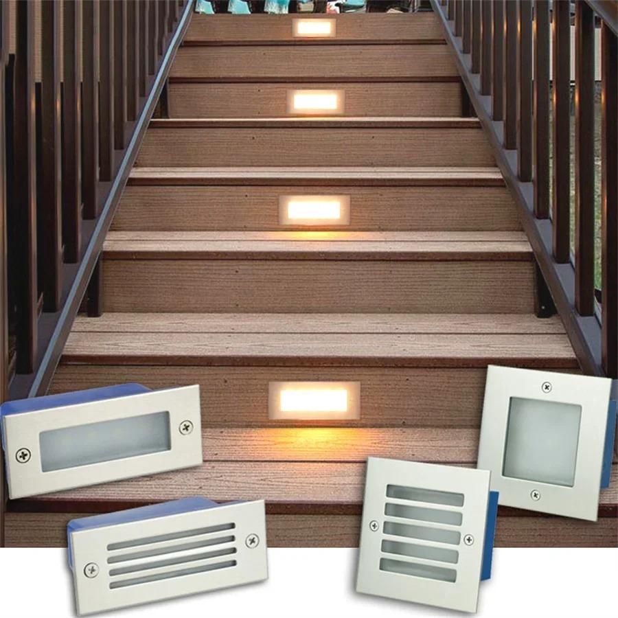IP65 Waterproof LED Step Stair Light Outdooor Embedded LED Step Wall ...