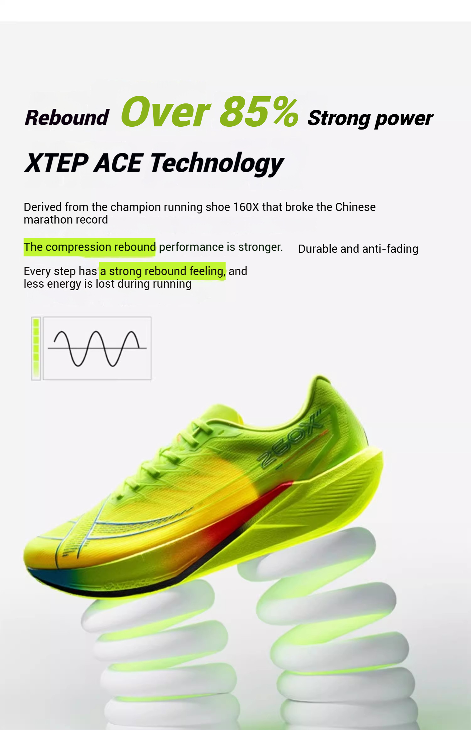 XTEP 260X2.0 Running Shoes Race Training Carbon Plate Professional ...