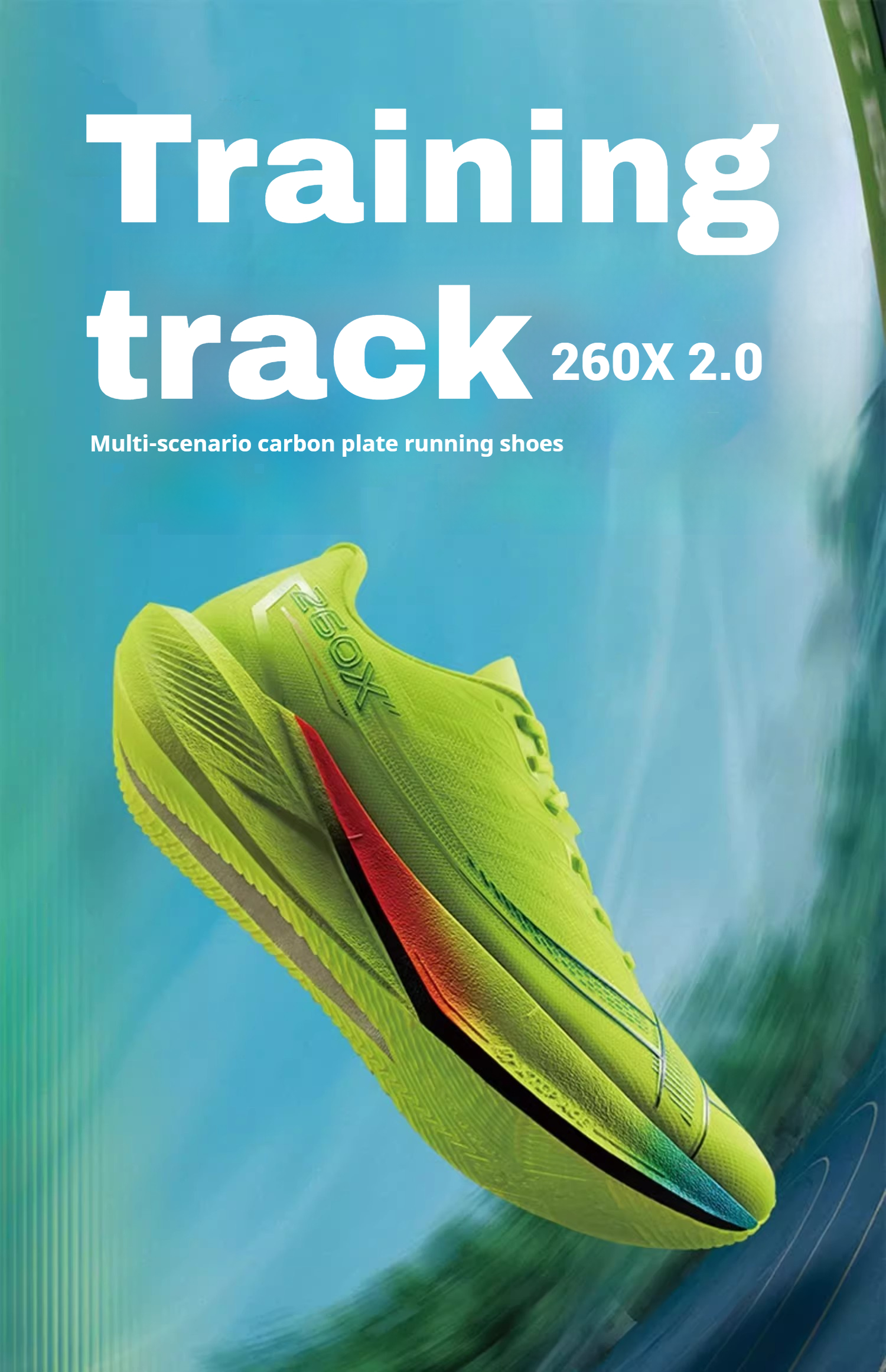 XTEP 260X2.0 Running Shoes Race Training Carbon Plate Professional ...