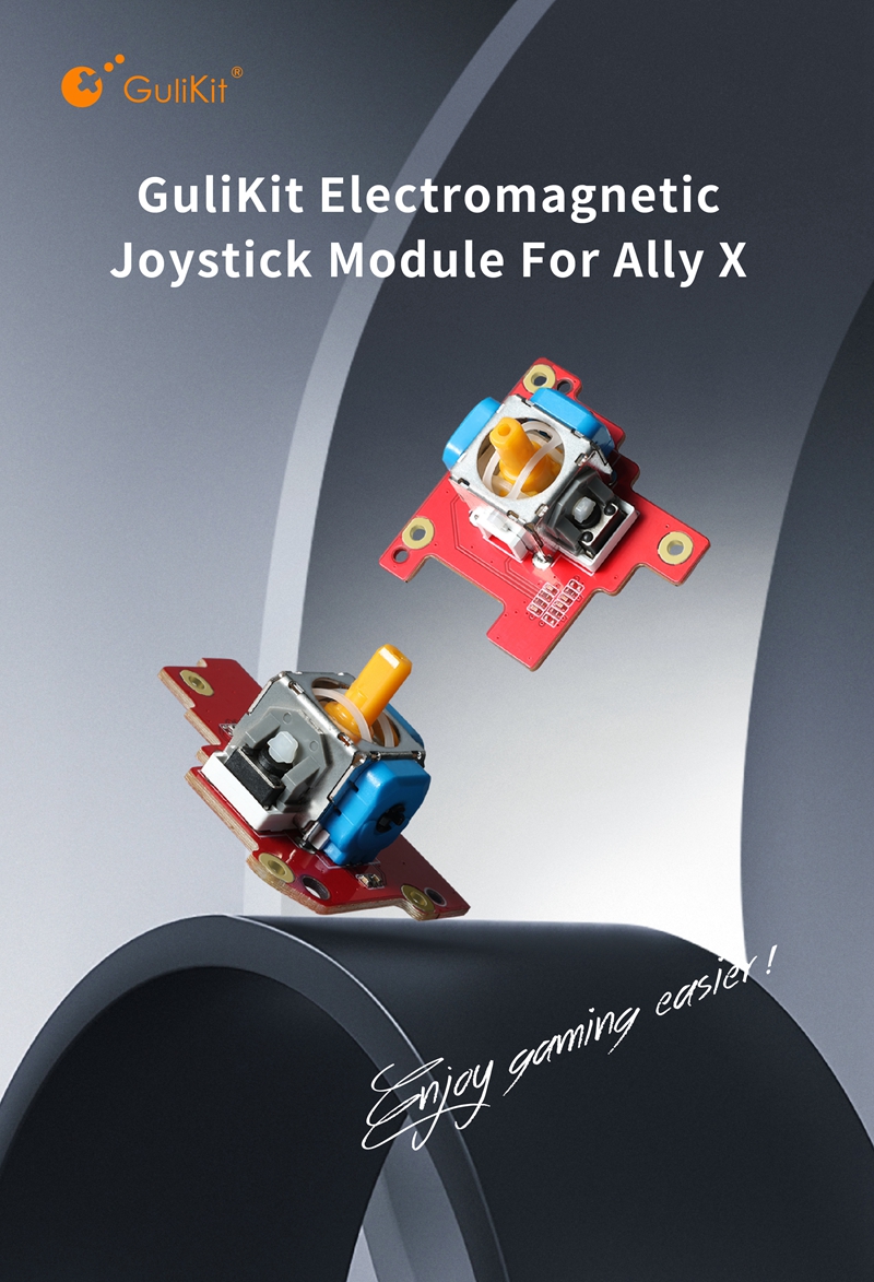 GuliKit Electromagnetic Joystick Module for Ally X GuliKit RG01 Hall ...