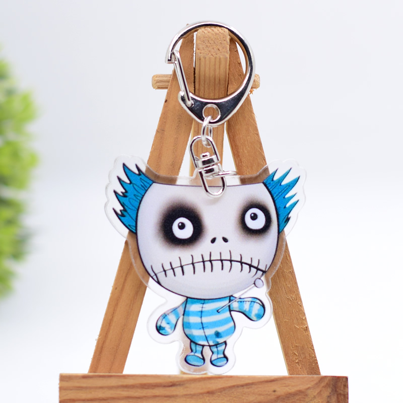 Voodoo Dolls Keychian Anime Collections Acrylic Key Chains Cartoon Key ...