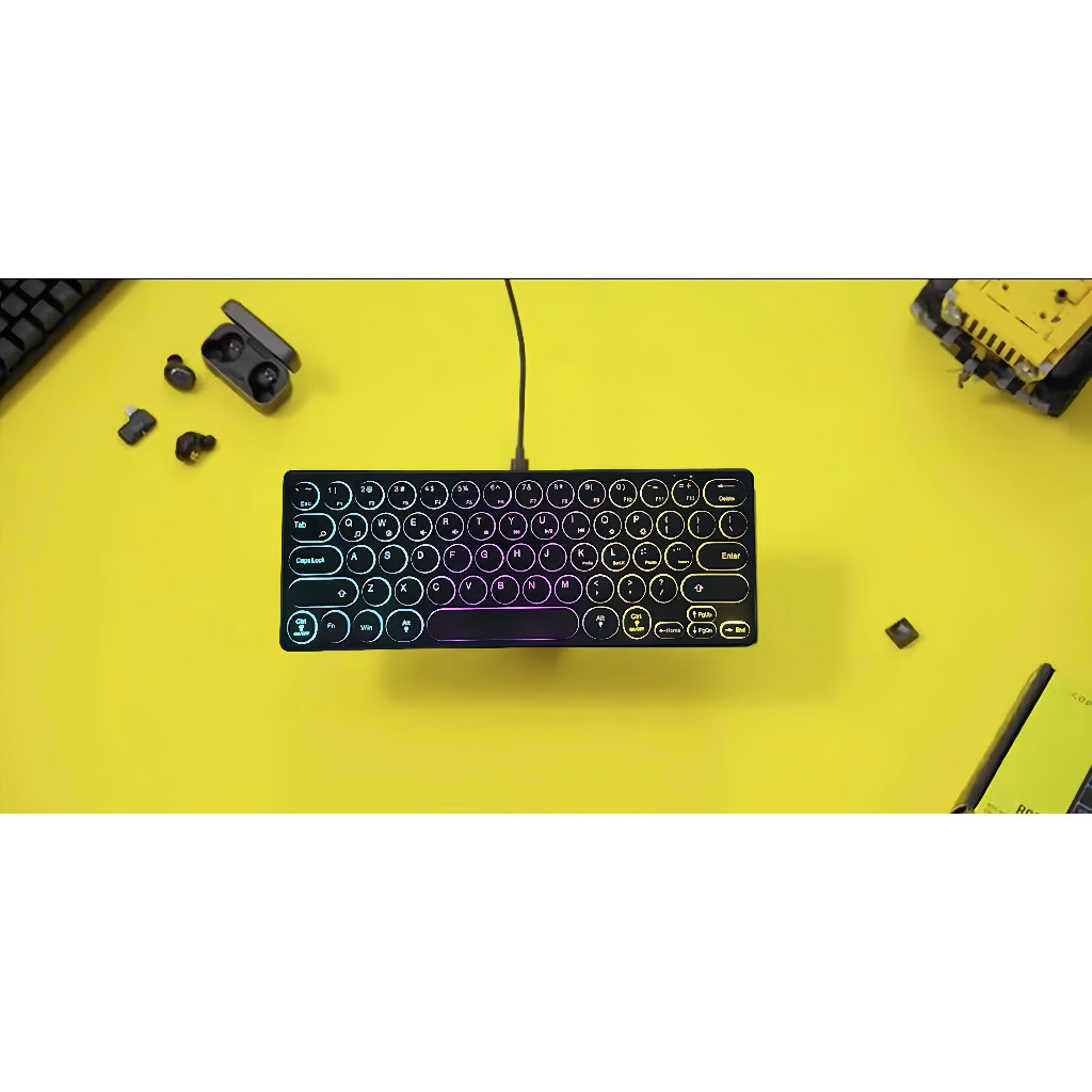INPHIC IN-922 RGB Cool gaming keyboard - 64 key keyboard/Multi-color ...