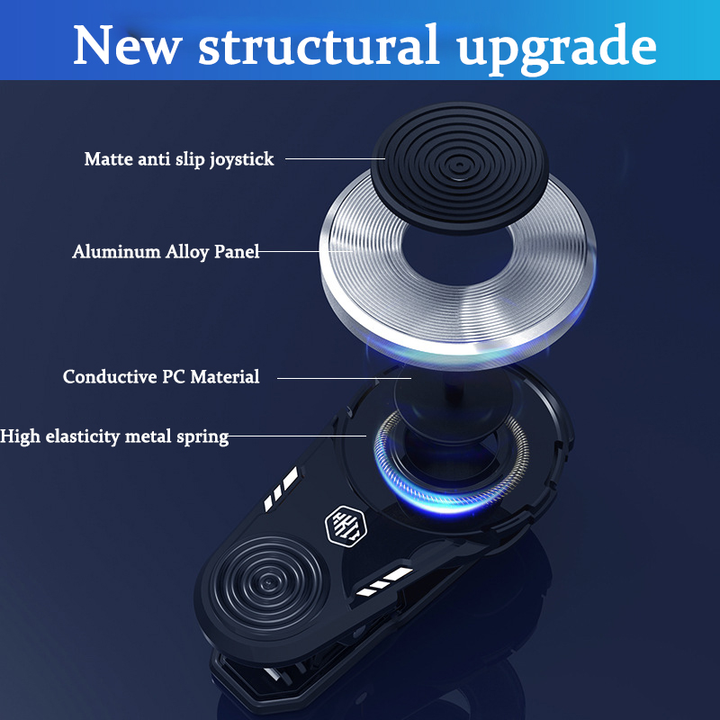 HG Metal Joystick Fire Trigger L1+R1 Keys Game PUBG Controller | Shopee ...