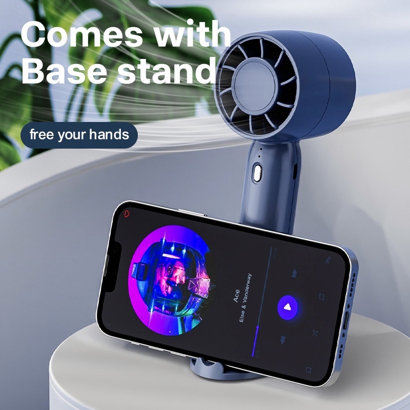 T10 Portable Turbo Mini Fan USB Rechargeable Mini Fan Adjustable ...