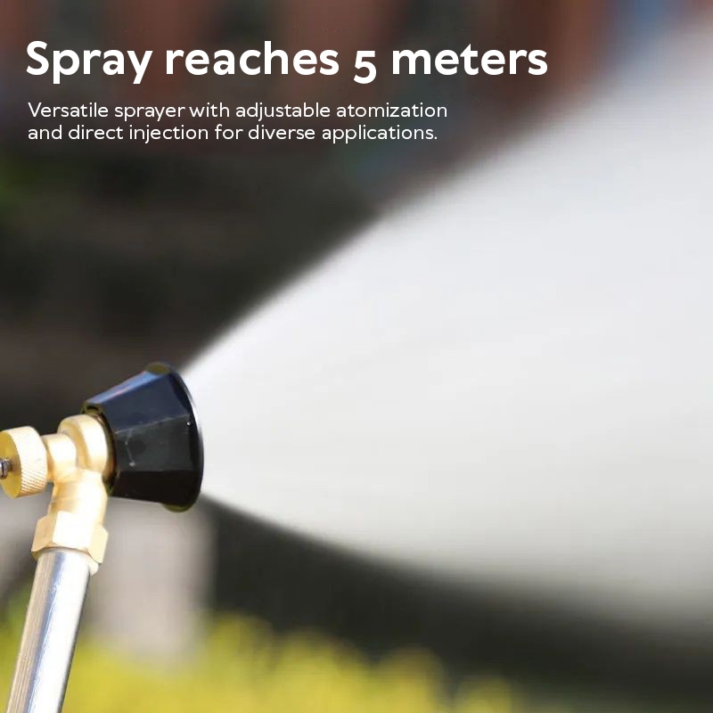 4PCS Black Cyclone Spray Nozzle/Agricultural Atomization Adjustable ...