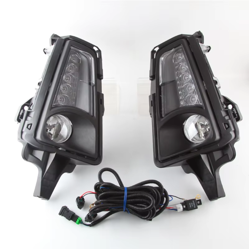 Hiace Commuter Deluxe 2019-2023 Foglamp Cover with DRL Daytime Running ...