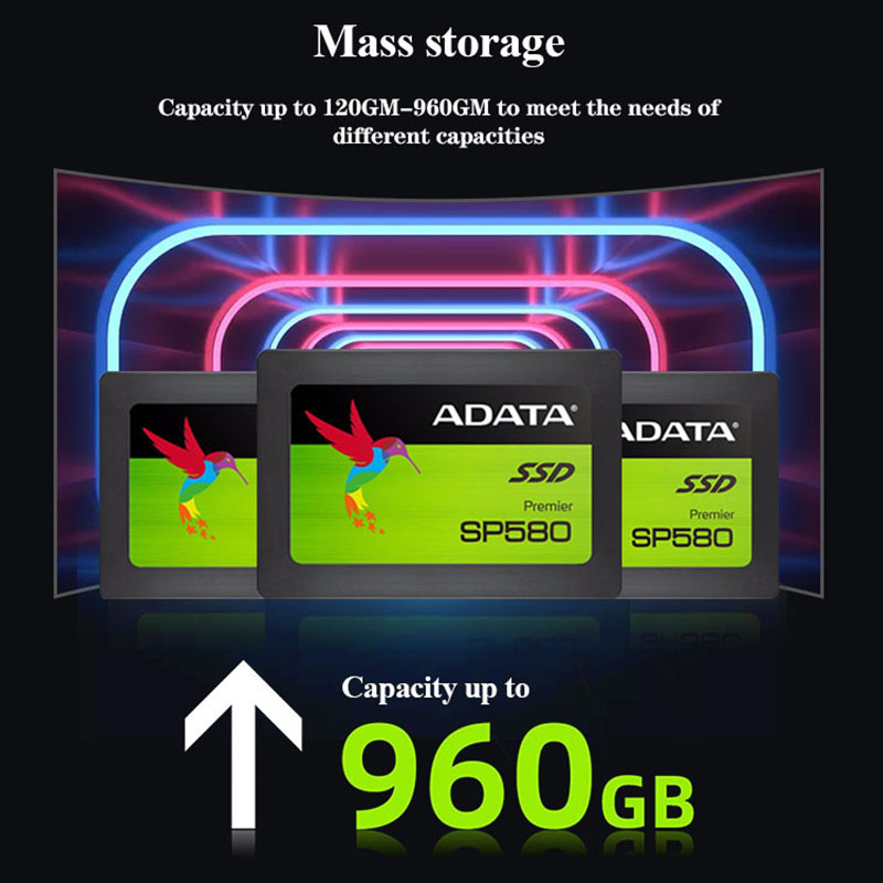 Adata SP580 SSD 480GB 2.5 Inch SATA III Built-in Solid State Drive 120GB 240GB 60GB High Speed ...