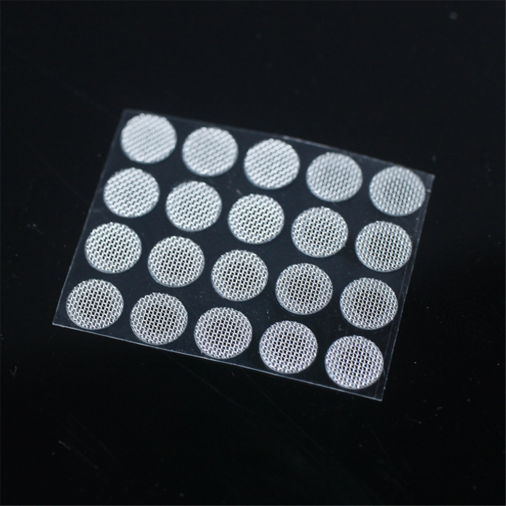 20Pcs 3.7-5mm In-Ear Headphone Dust-proof Mesh Earplug Tube Steel Mesh ...