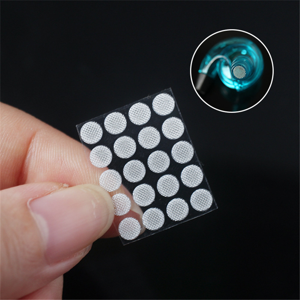 20Pcs 3.7-5mm In-Ear Headphone Dust-proof Mesh Earplug Tube Steel Mesh ...
