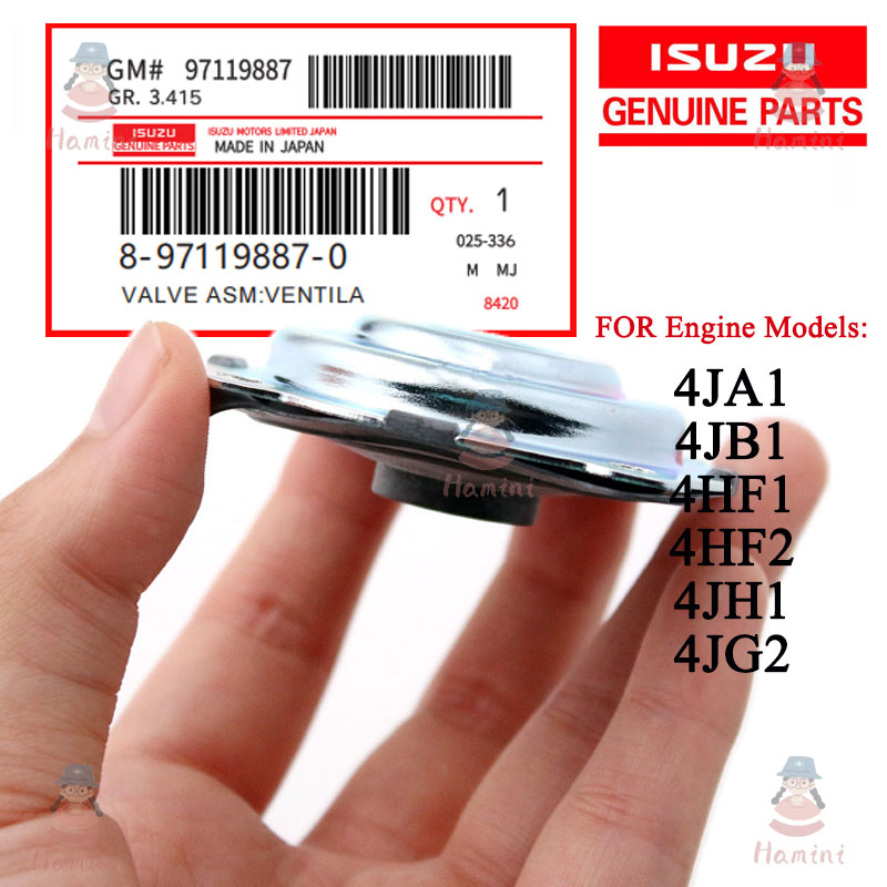 Isuzu Genuine PCV Valve Diaphragm (4 Holes): Crosswind Sportivo ...