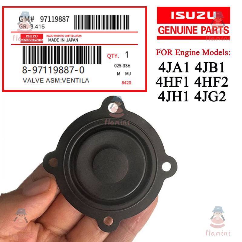 Isuzu Genuine PCV Valve Diaphragm (4 Holes): Crosswind Sportivo ...