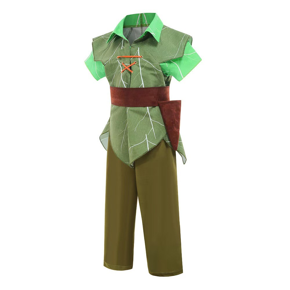 【24-hour shipping】Fairy Green Costume Set for Children Children Peter ...