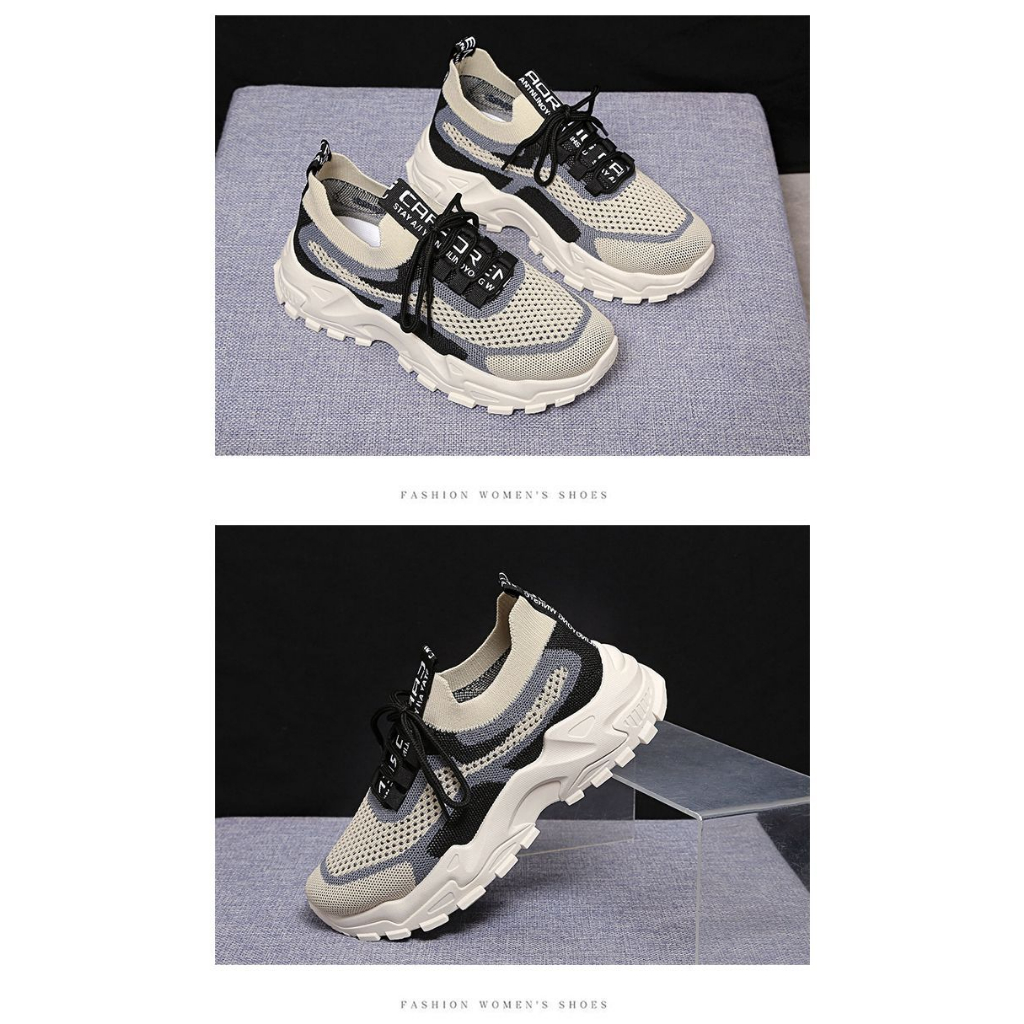 LENA *COD*New Trendy Korean Fashion Women Shoes Slip on Thicked Soled ...