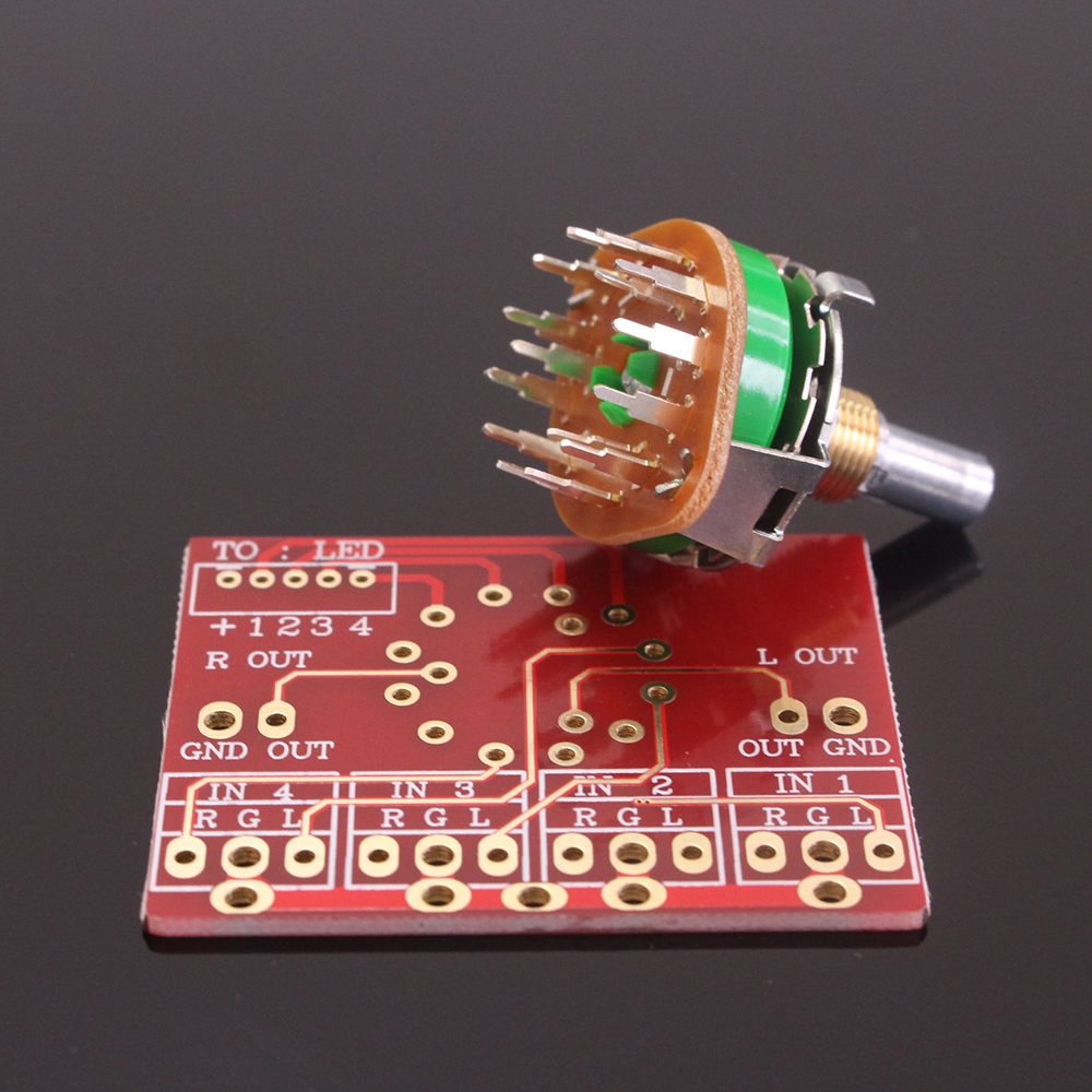 1pc ALPS Band Rotary Switch 3 Pole 4 Position Signal Selection Power ...