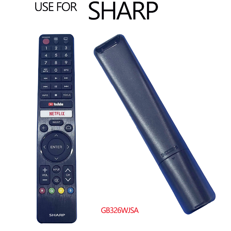 Genuine Remote Control sharp LCD Smart TV Remote Control NETFLIX ...
