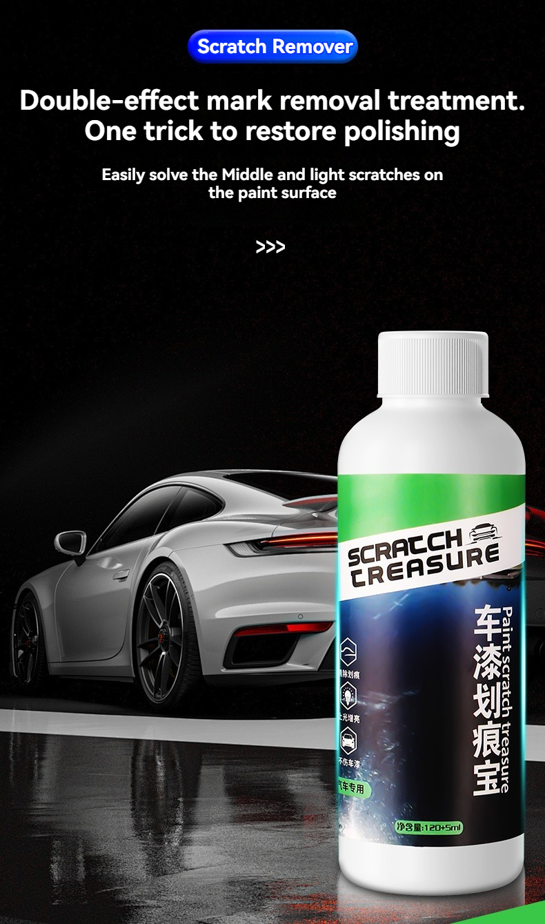 【125ml Repair Heavy Scratches】Scratch Remover Car Coat Paint Clear ...