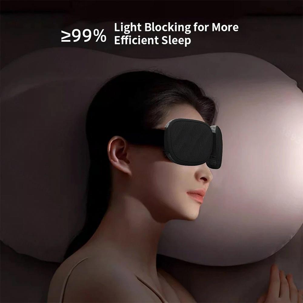 3D Sleep Mask - Adjustable & Lightweight Eye Cover for Travel, Work ...
