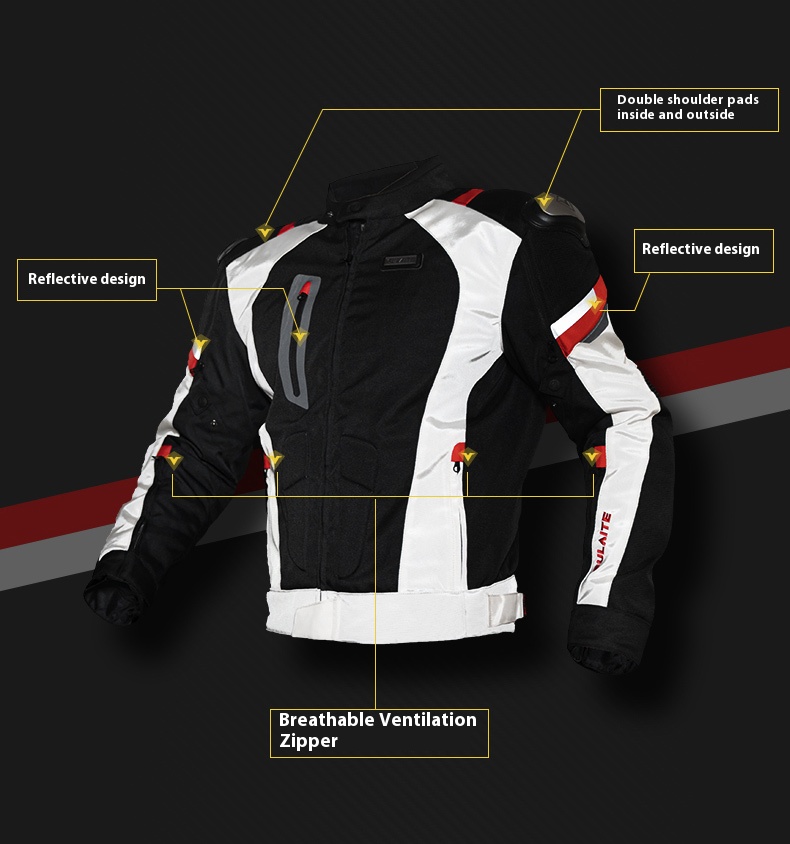 SULAITE- Motorcycle Riding Clothing Set Long Sleeved Shirts and Pants ...