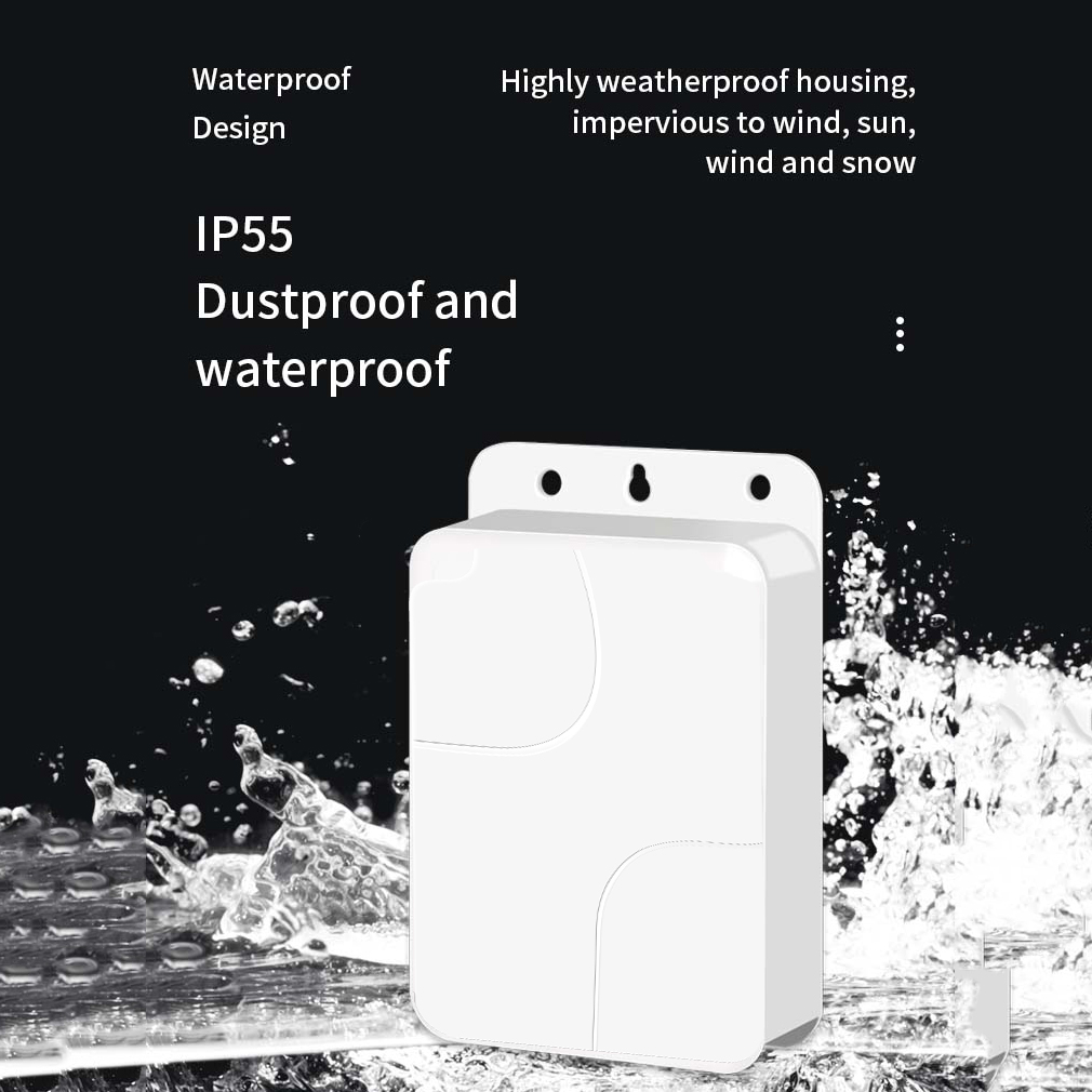 (Philippines Stock) 4 Port 100/1000Mbps Waterproof POE Repeater 1 to 3 Network Switch PoE ...