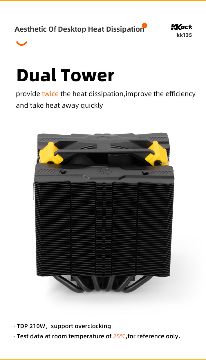 Mechanic Master KK135 Black/White Chassis Radiator 135 Height 6x6mm ...