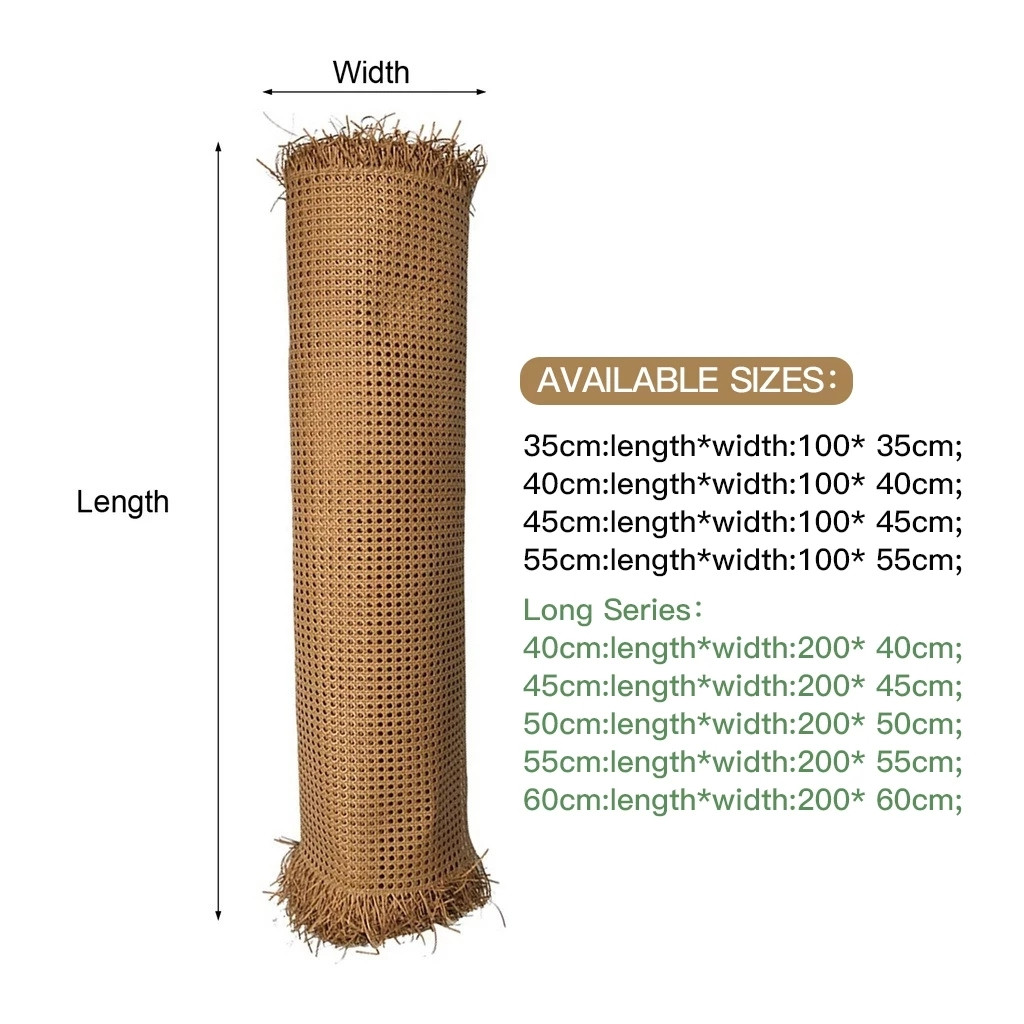 【Ready Stock】New Imitation Rattan-Net Cane Roll Sheet Webbing Caning ...