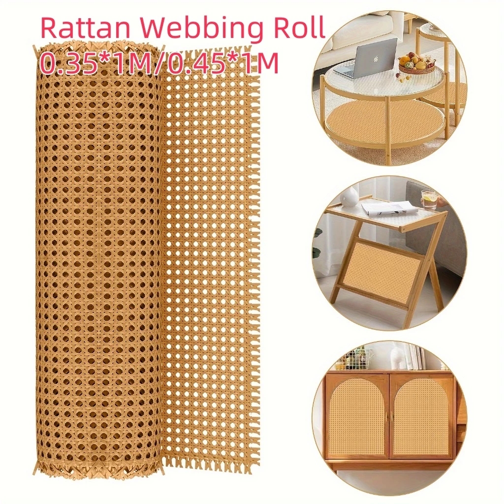 【Ready Stock】New Imitation Rattan-Net Cane Roll Sheet Webbing Caning ...