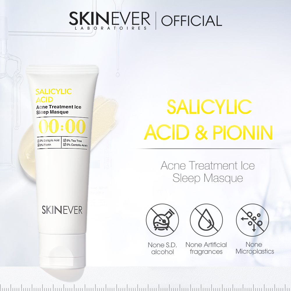 SKINEVER Salicylic Acid 4Pcs Set Acne Treatment Masque Oil control ...
