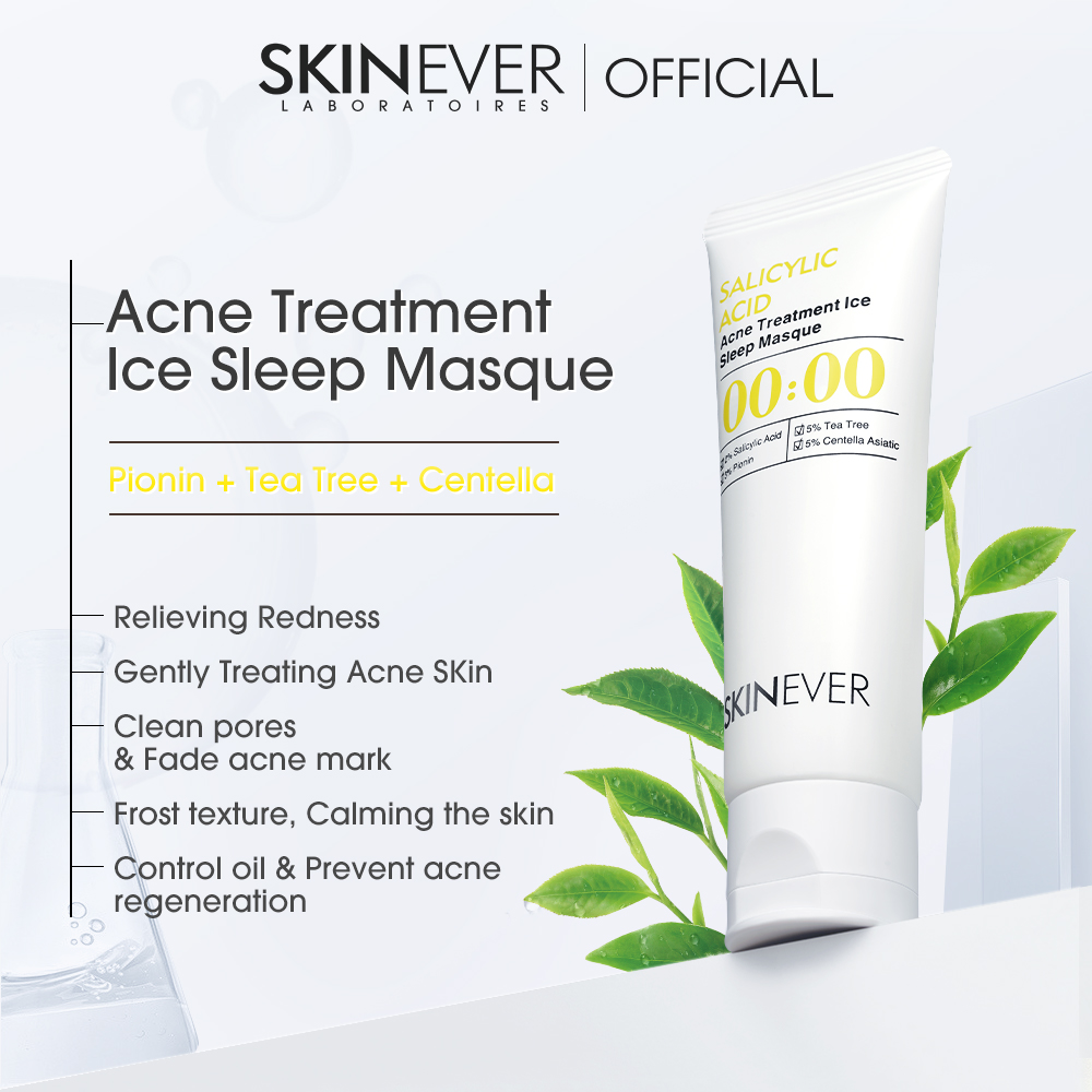 SKINEVER Salicylic Acid 4Pcs Set Acne Treatment Masque Oil control ...