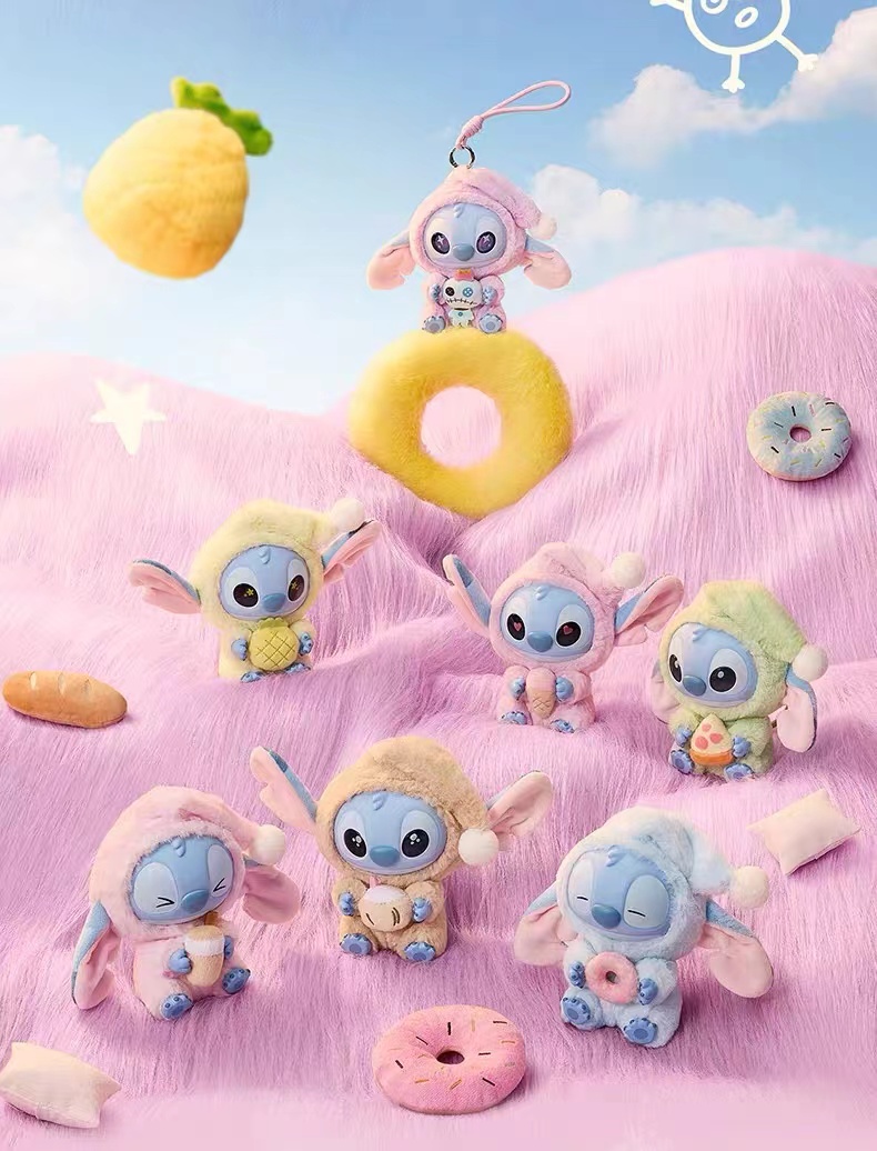 MINISO Disney Stitch has to take a bite no matter how sleepy he is ...