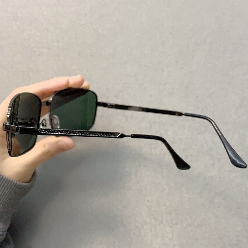 Polarized Vintage Rectangular Sunglasses for Men/Women Fashion Driving ...
