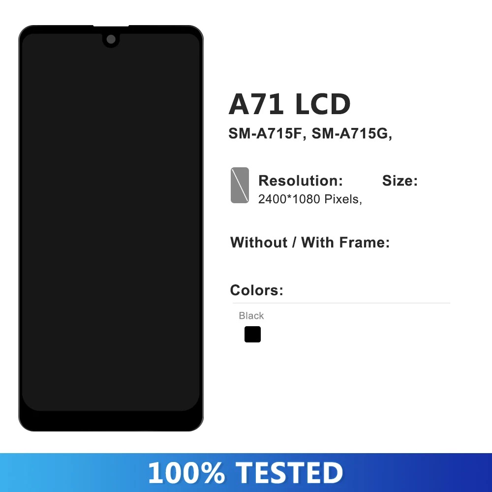 OLED For Samsung A71 A715 A715F A715FD LCD Display Touch Screen ...