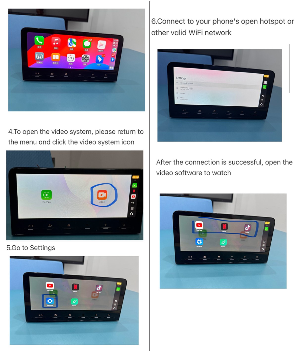 FEINODI Wireless CarPlay/Android Auto adapter ay nagko-convert na wired ...