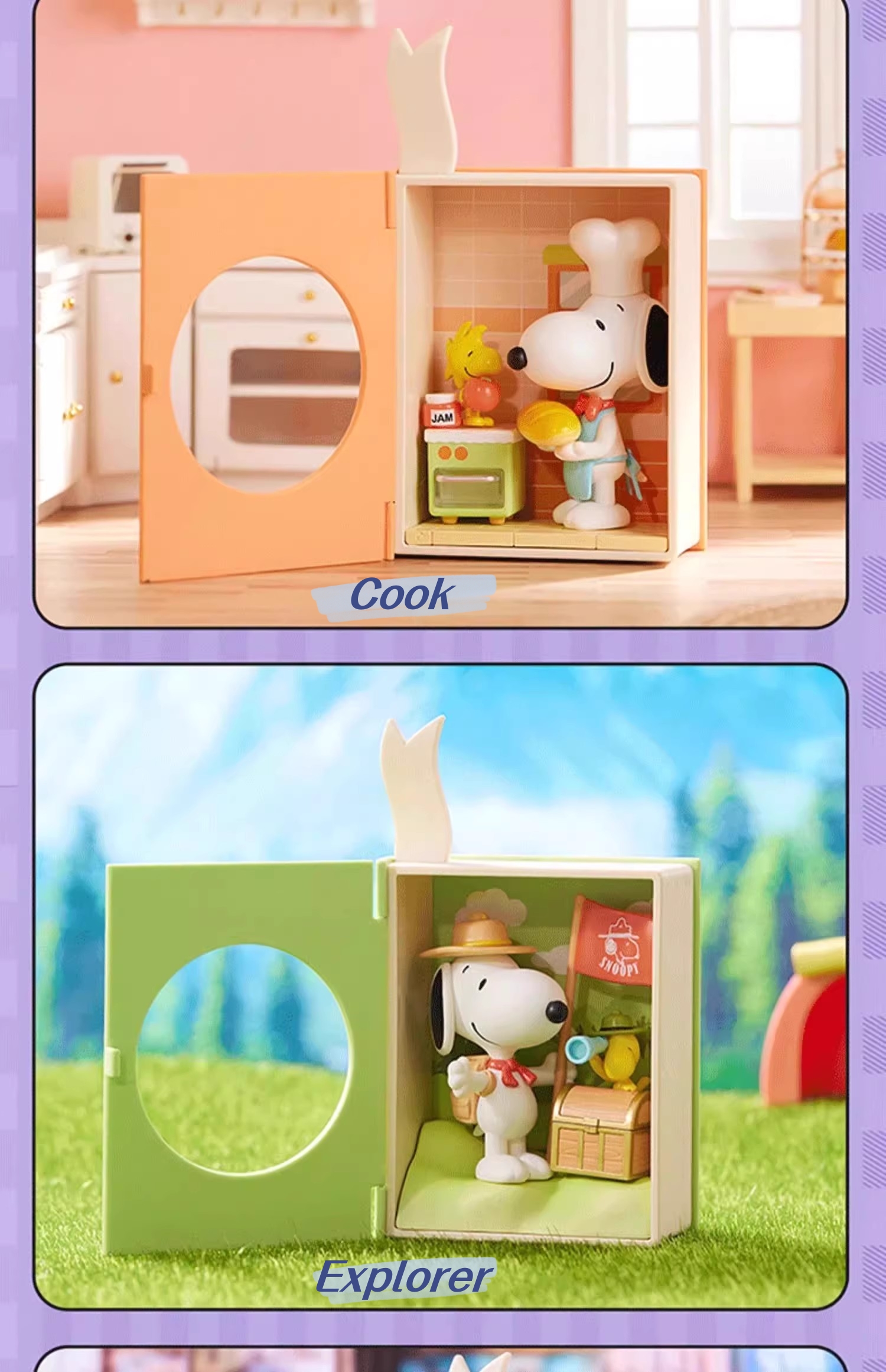 Miniso Snoopy My Story Session Blind Boxes Toy Collection | Shopee ...