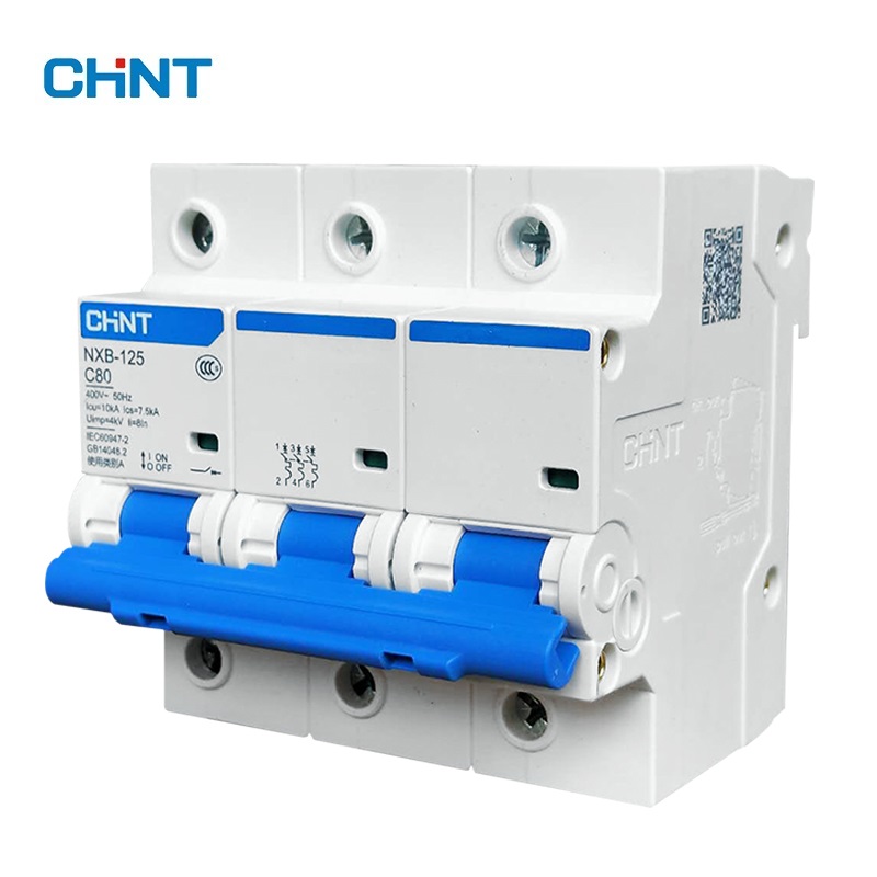 CHNT CHINT NXB-125 1P 2p 3P 4P 63A 80A 100A 125A 230V 220V 50HZ Miniature Circuit breaker MCB ...