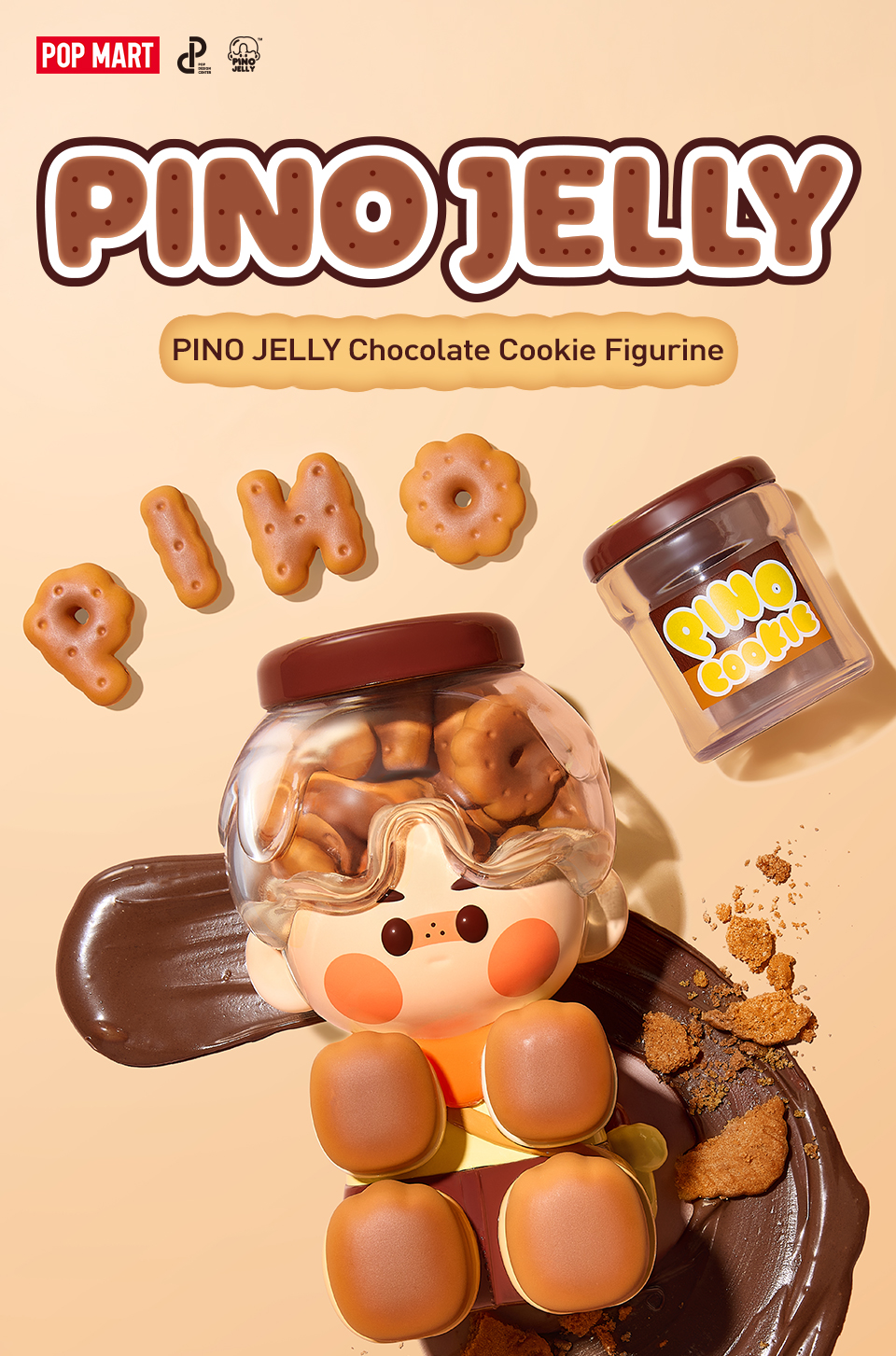 POP MART PINO JELLY Chocolate Cookie Figurine | Shopee Philippines