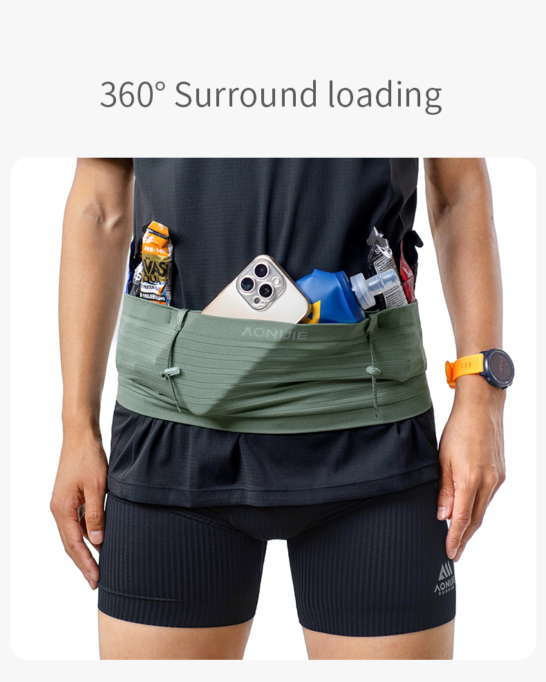AONIJIE Running Belt Bag Women Men Elastic Sports Waist Pack Running ...