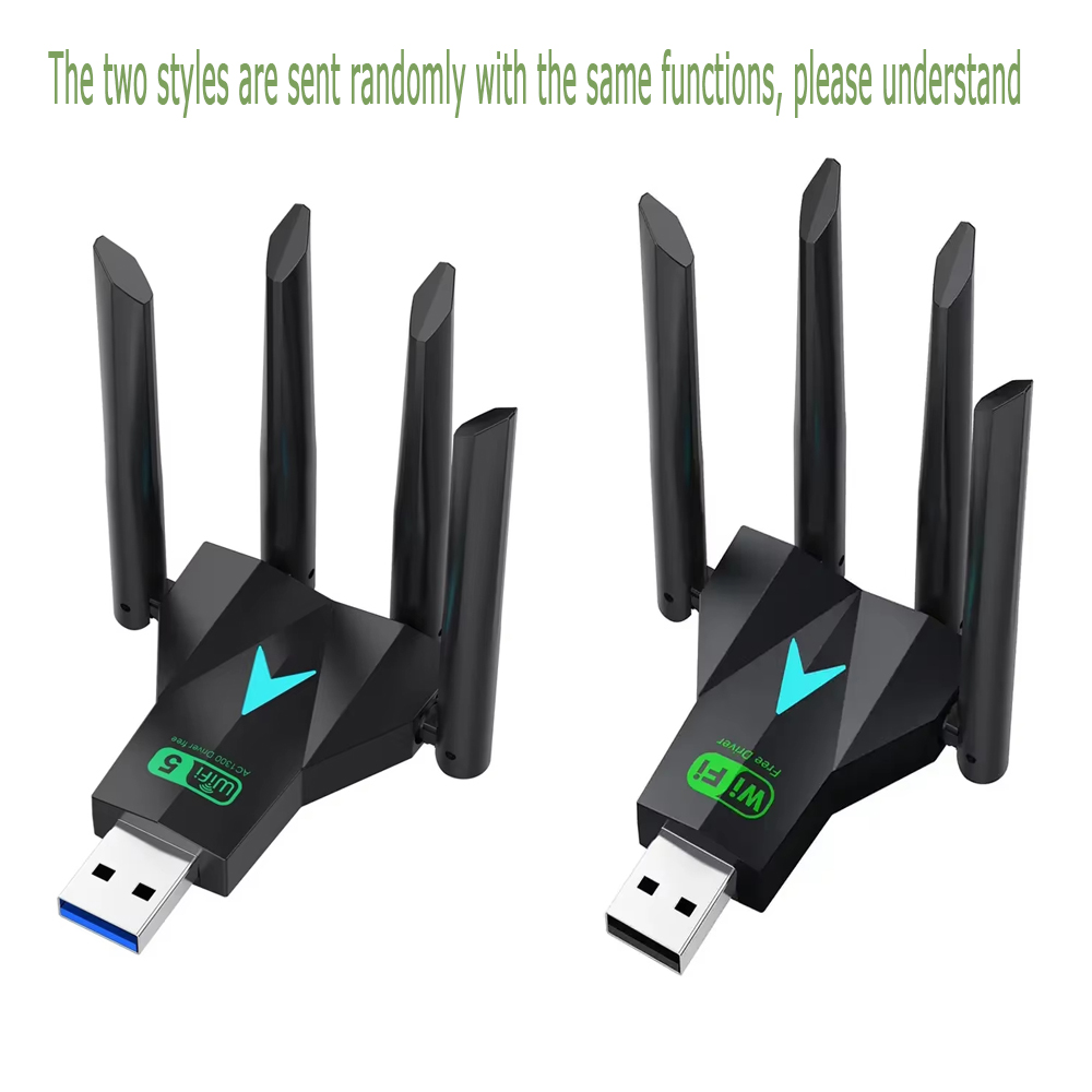 1300Mbps Usb Wifi Adapter Network Card Driver Free Dual Band 2.4G 5Ghz ...